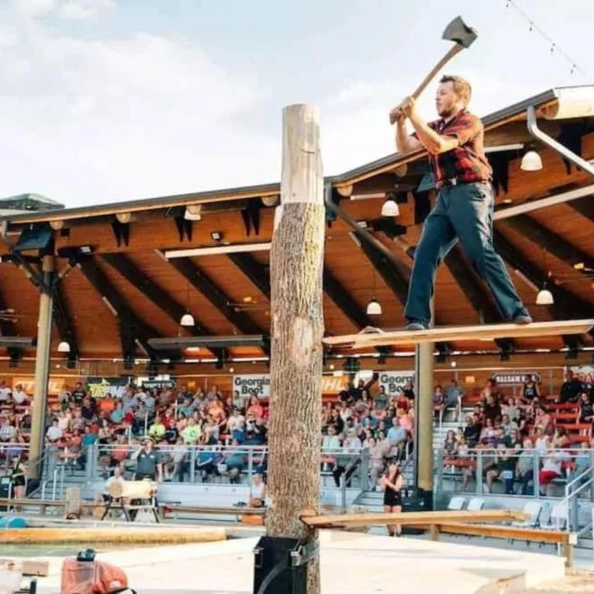 Paula Deen's Lumberjack Feud: Unique Dining & Entertainment - Pigeon ...